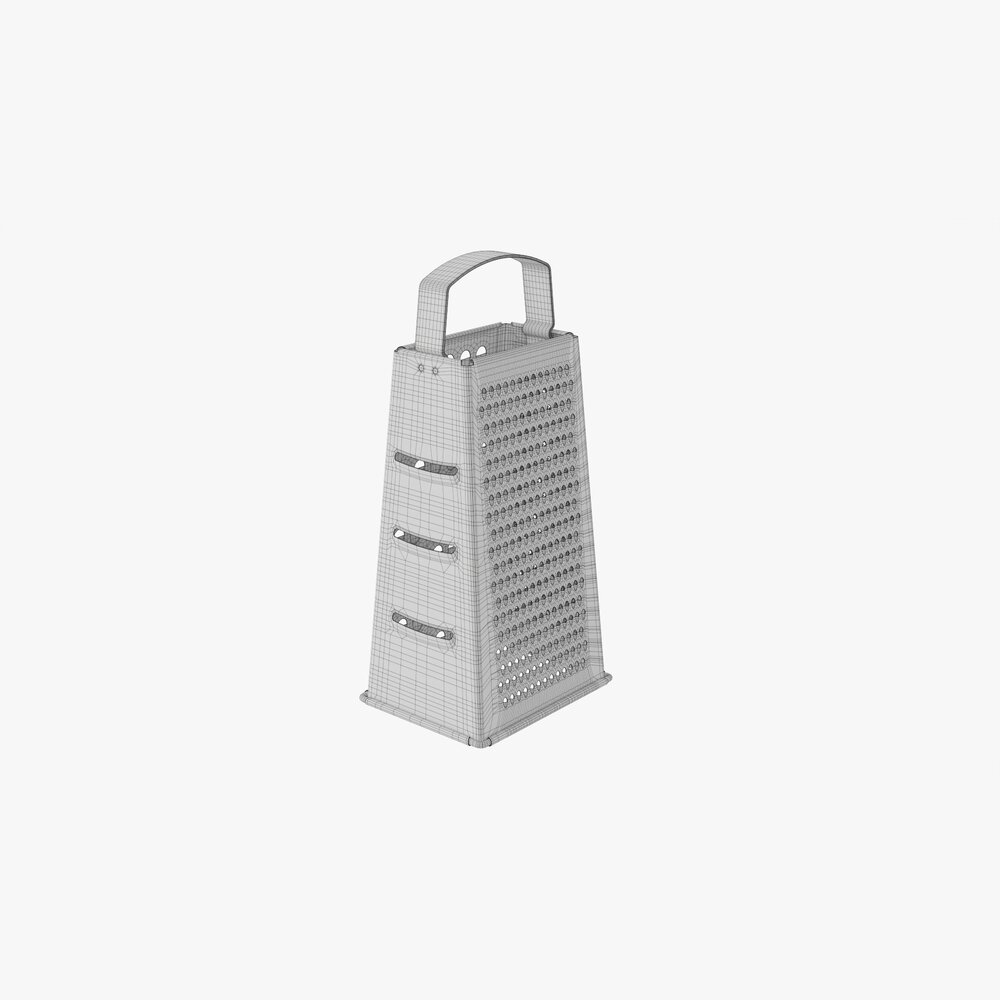Kitchen Grater 01 3D model - Download Tableware on 3DModels.org