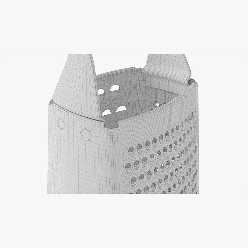 Kitchen Grater 02 3D model - Download Tableware on 3DModels.org