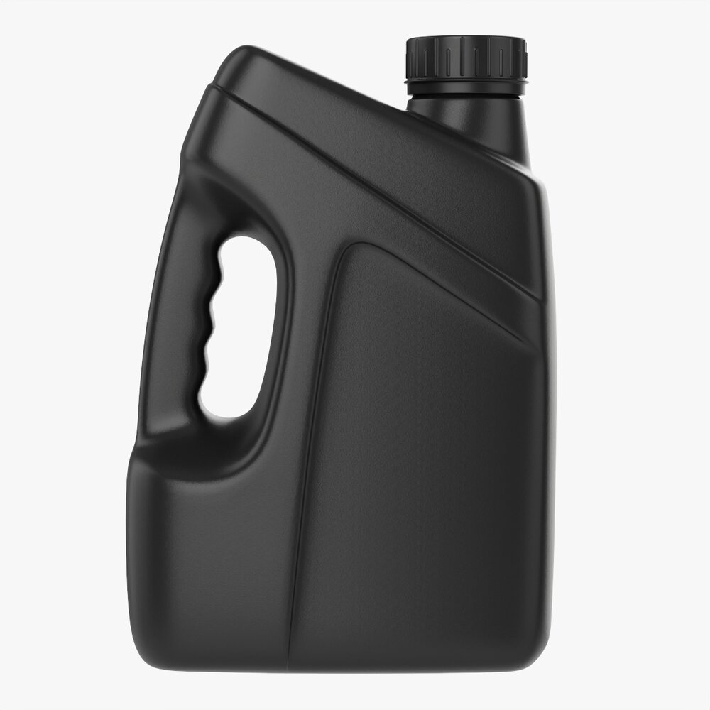 Contenedor Negro de Aceite Para Motor Con Asa Modelo 3D - Descargar ...