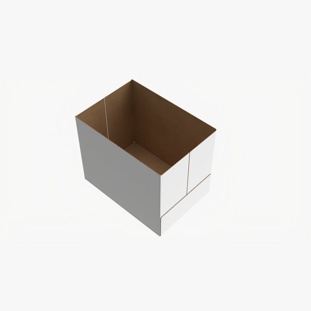 Office Paper A4 5 Reams Box 02 3D model - Download Stationery on ...