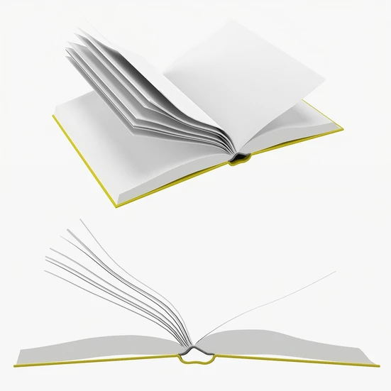 Open book 3D Models Download - 3DModels.org