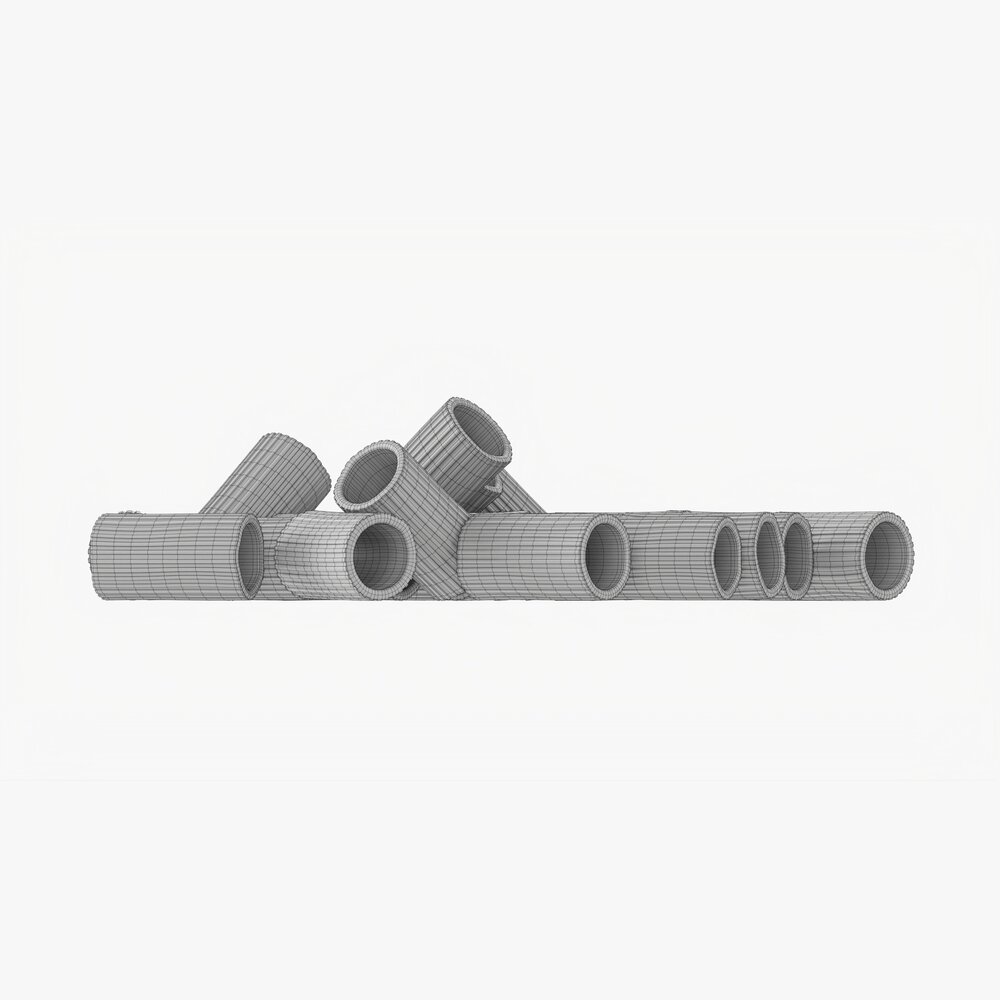 Rigatoni Pasta 3D model - Download Dairy, Bakery on 3DModels.org