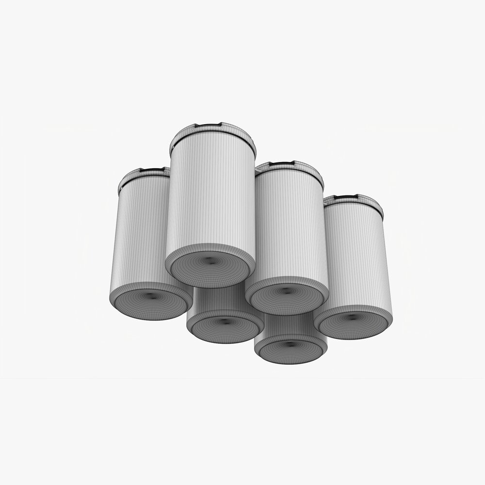 Slim Can Clip Pak Carrier Handle 6pak 3D model - Download Mockup on ...
