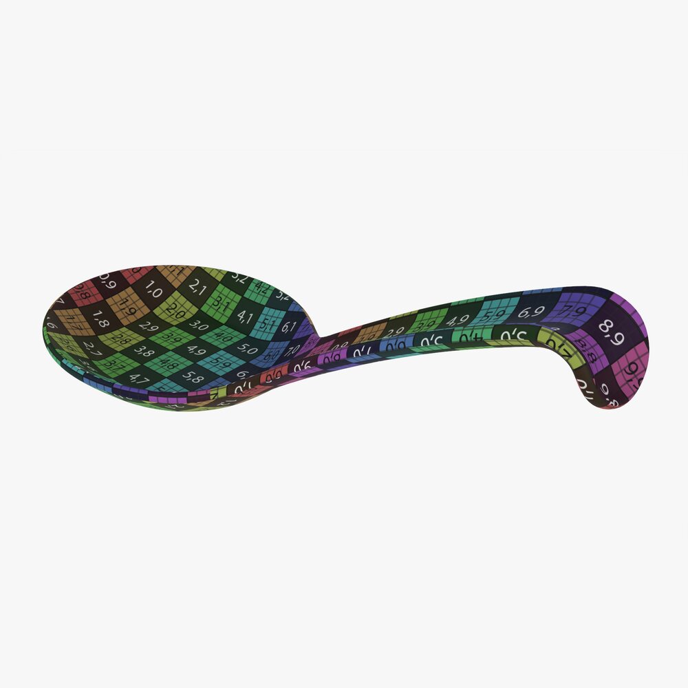 Spoon For Japanese Food 3D model - Download Tableware on 3DModels.org