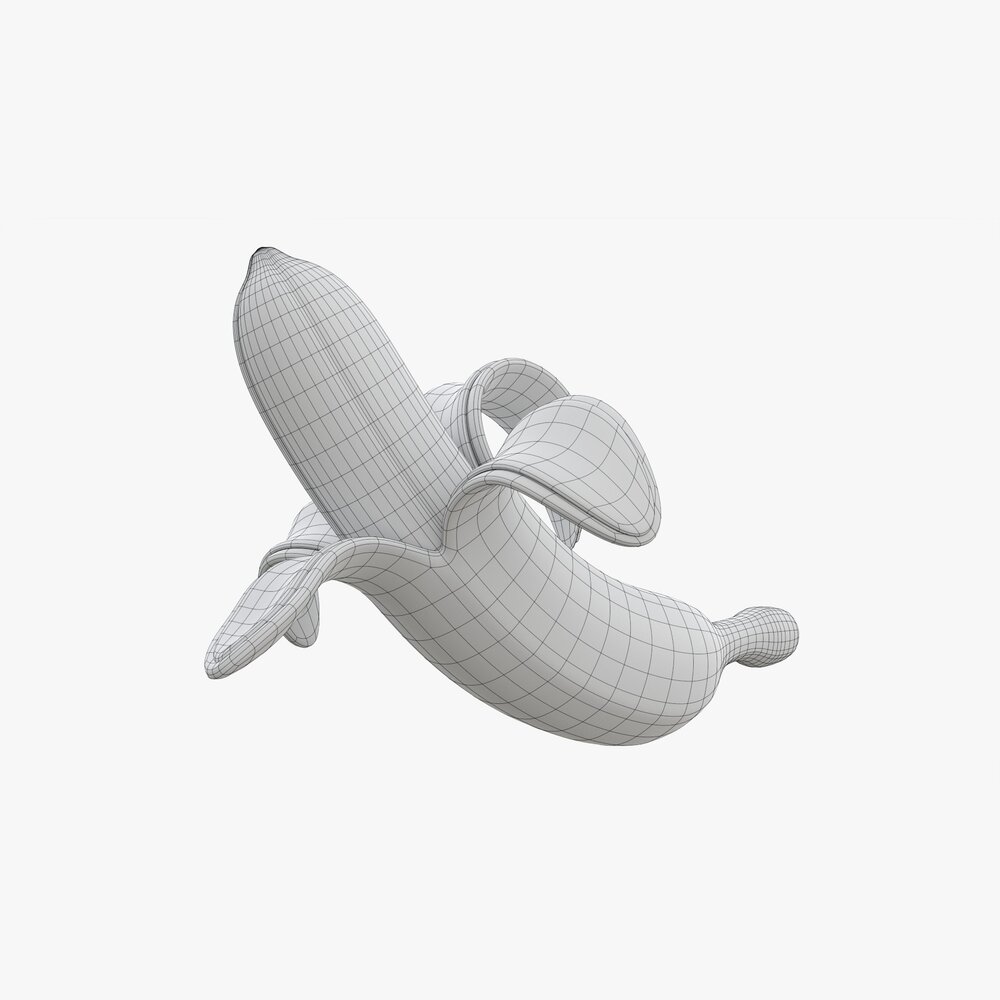 Stylized Banana 3D model - Download Fruit on 3DModels.org