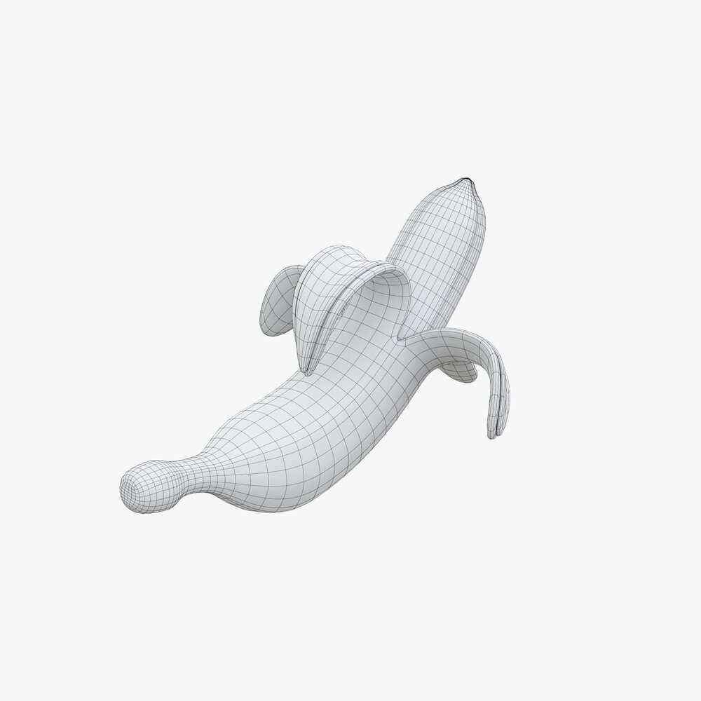 Stylized Banana 3D model - Download Fruit on 3DModels.org