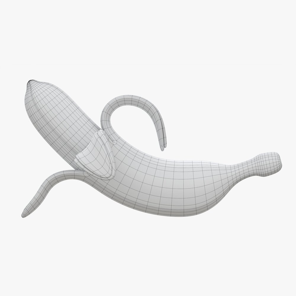 Stylized Banana 3D model - Download Fruit on 3DModels.org