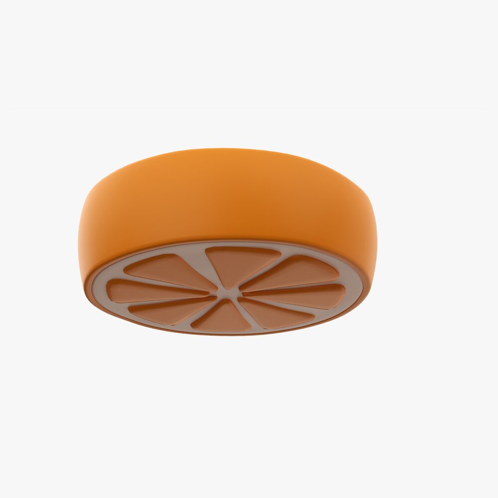 Rodaja de Naranja Estilizada Modelo 3D - Descargar Fruta on 3DModels.org