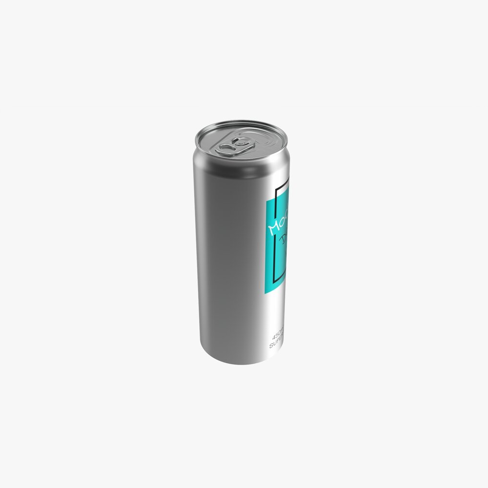 Super Sleek Beverage Can 450 Ml 15.21 Oz 3D model - Download Bottles ...
