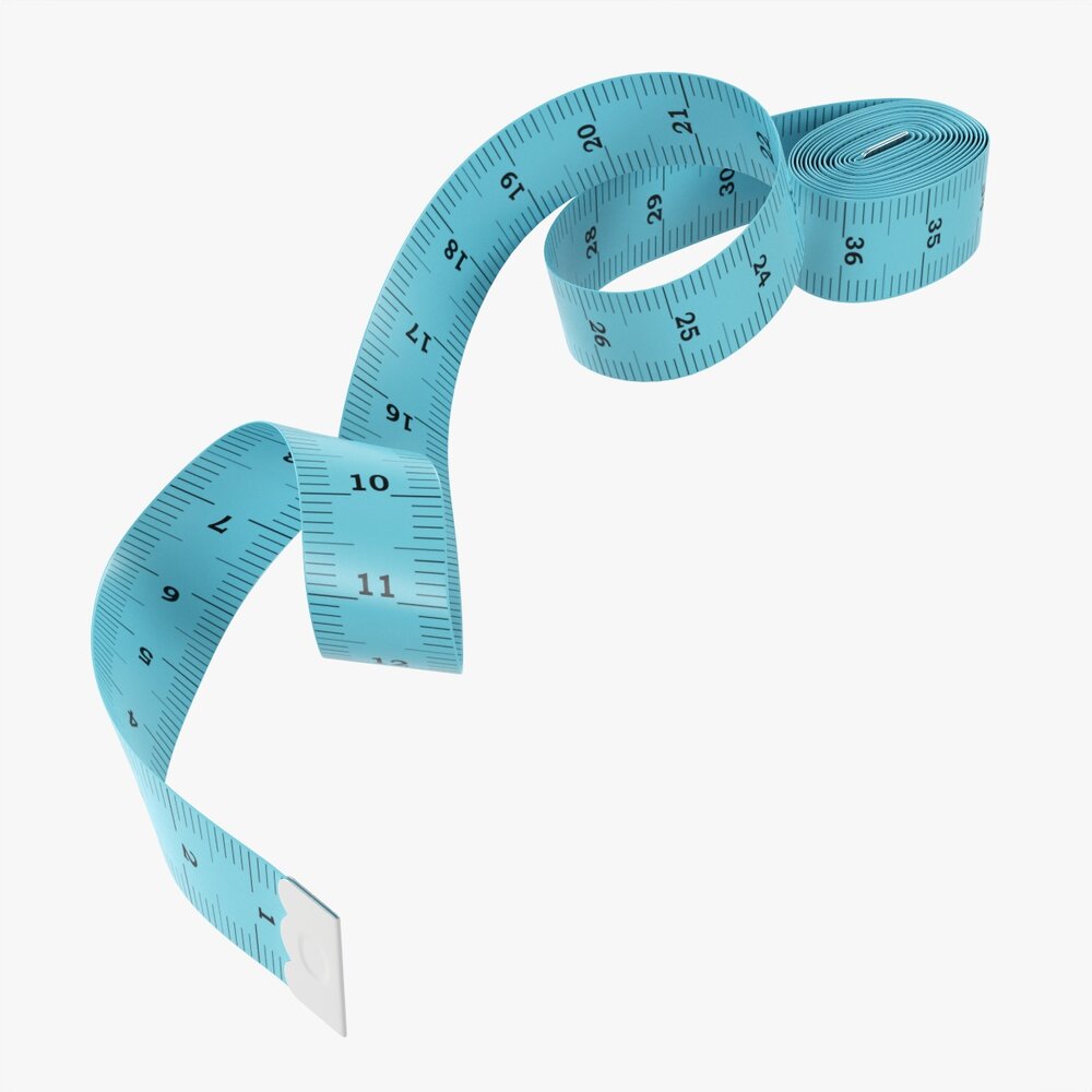 Tailor Measuring Tape 01 3D model - Download Tools on 3DModels.org
