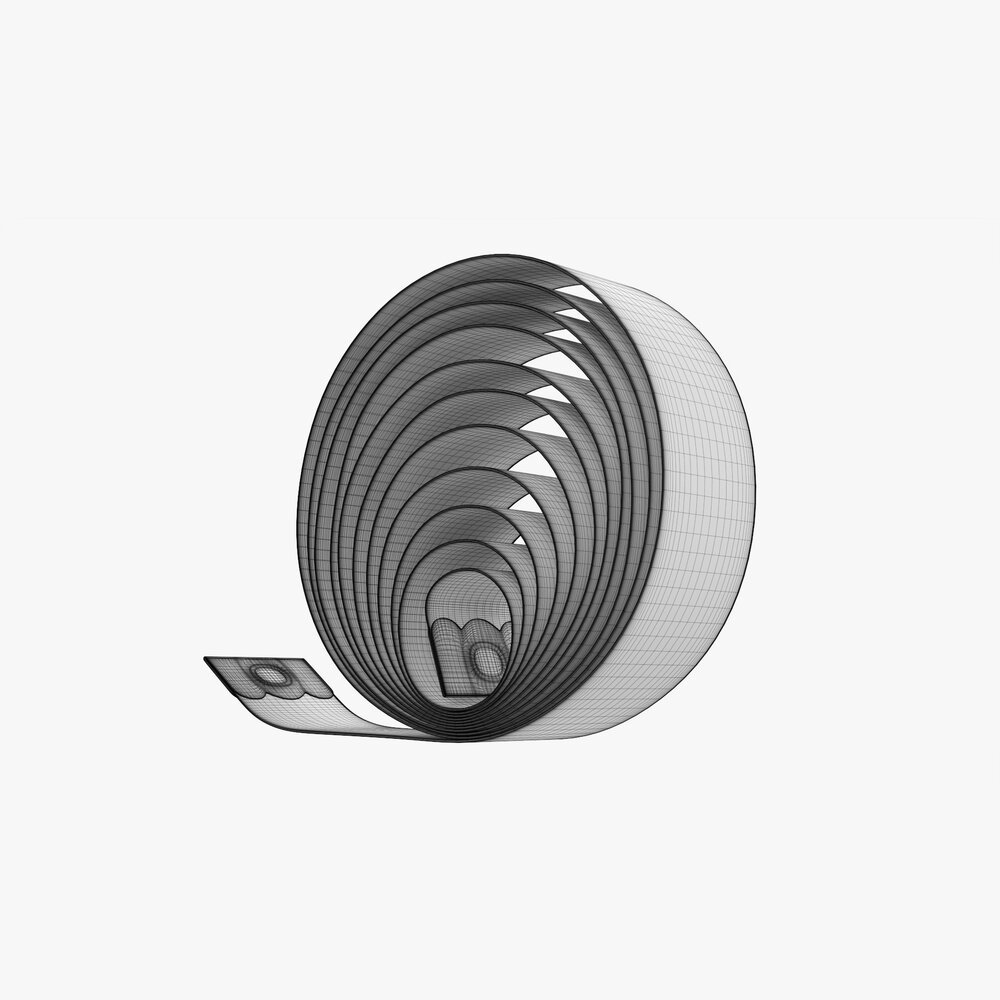 Tailor Measuring Tape 04 3D model - Download Tools on 3DModels.org