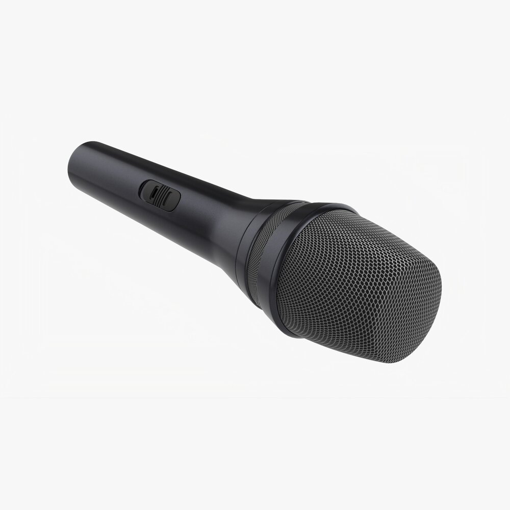 Micrófono de Voz Modelo 3D - Descargar Instrumentos musicales activado ...