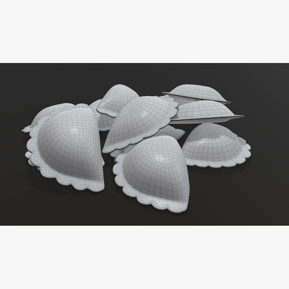 Dumplings 02 3D model - Download Dairy, Bakery on 3DModels.org