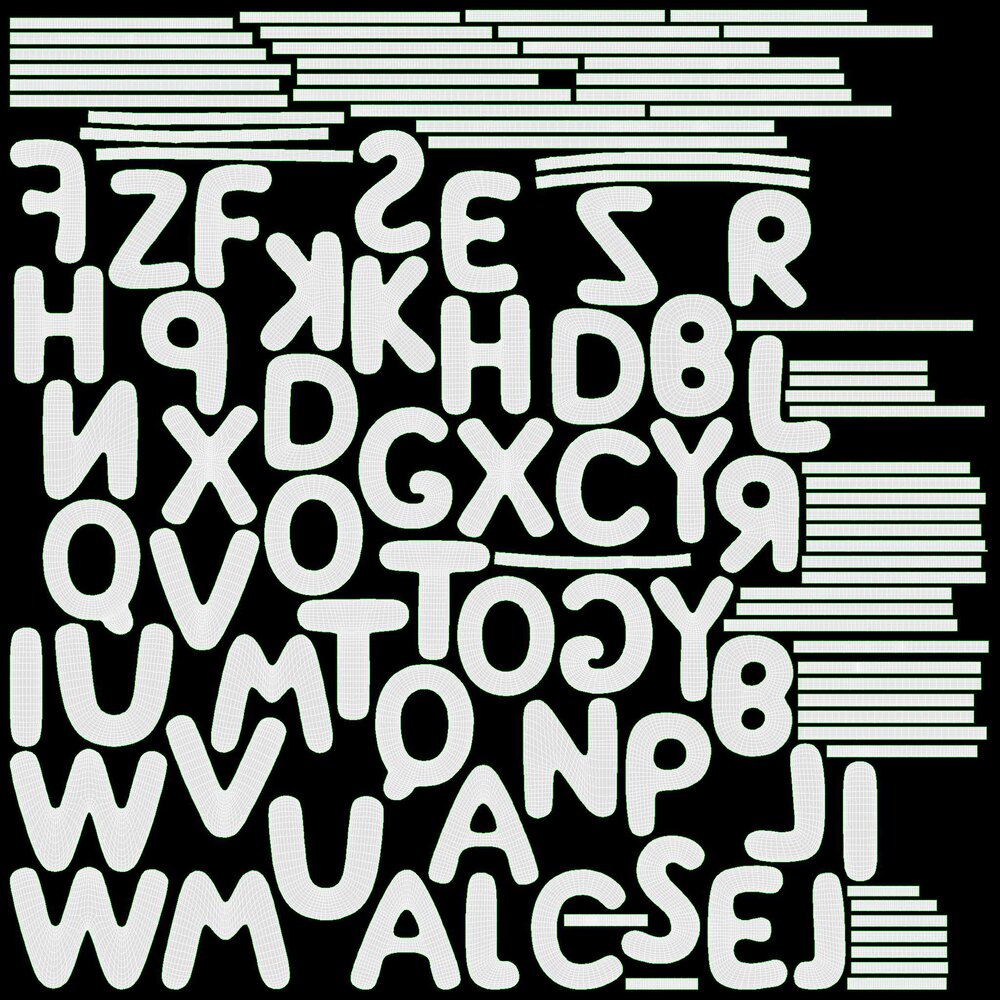 Colorful English Alphabet Letters with Glossy Finish 3D model ...