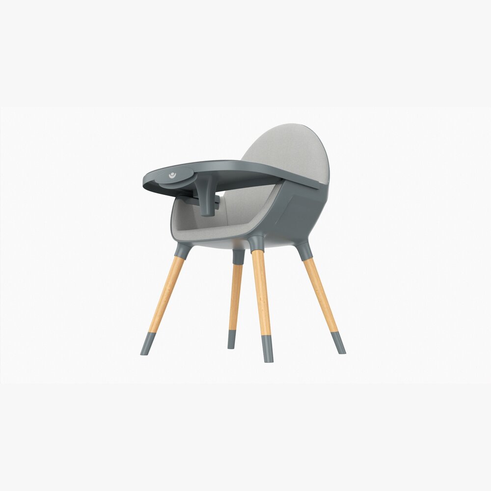Babylo Baby Chair With Table 3D model - Download Chair on 3DModels.org