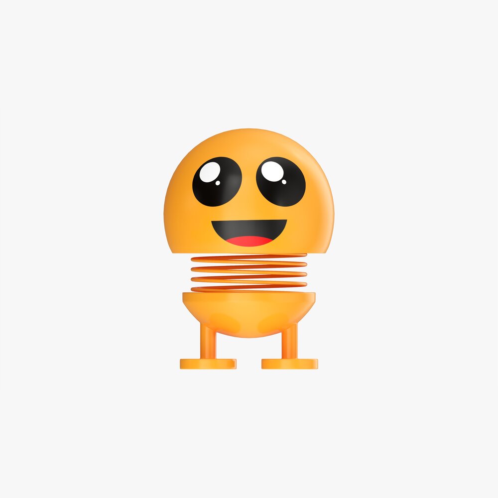 Happy Bouncy Spring Toy 3D model - Download Hobbies on 3DModels.org