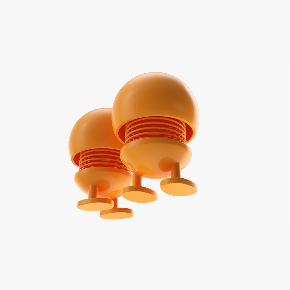 Car Spring Toy Figure Kiss 3D model - Download Hobbies on 3DModels.org