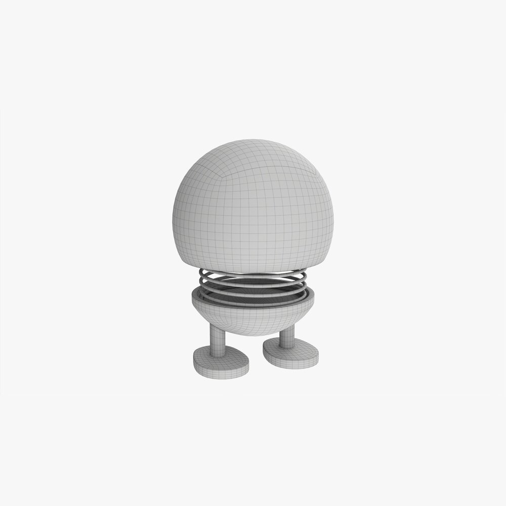Car Spring Toy Figure Kiss 3D model - Download Hobbies on 3DModels.org