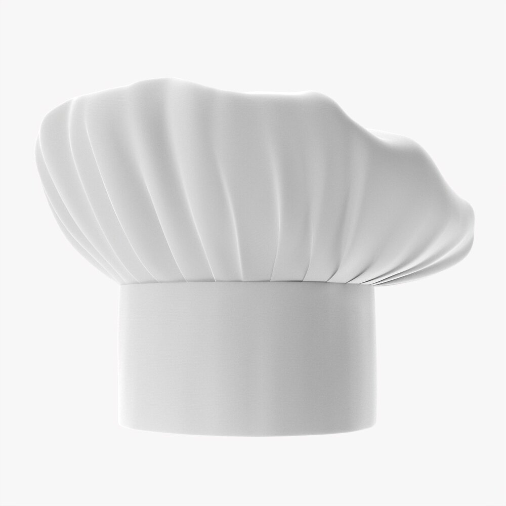 Chef Hat 3D model - Download Hats on 3DModels.org