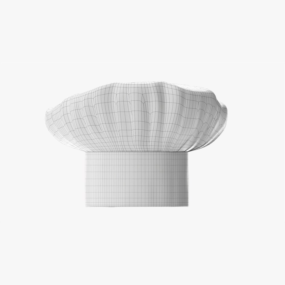 Chef Hat 3D model - Download Hats on 3DModels.org