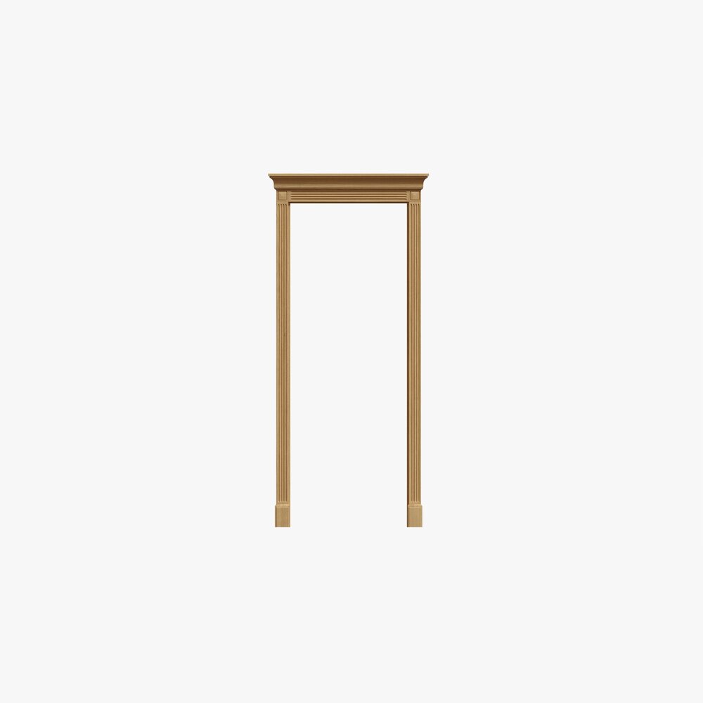 Classic Door Portal 01 3D model - Download Building components on ...