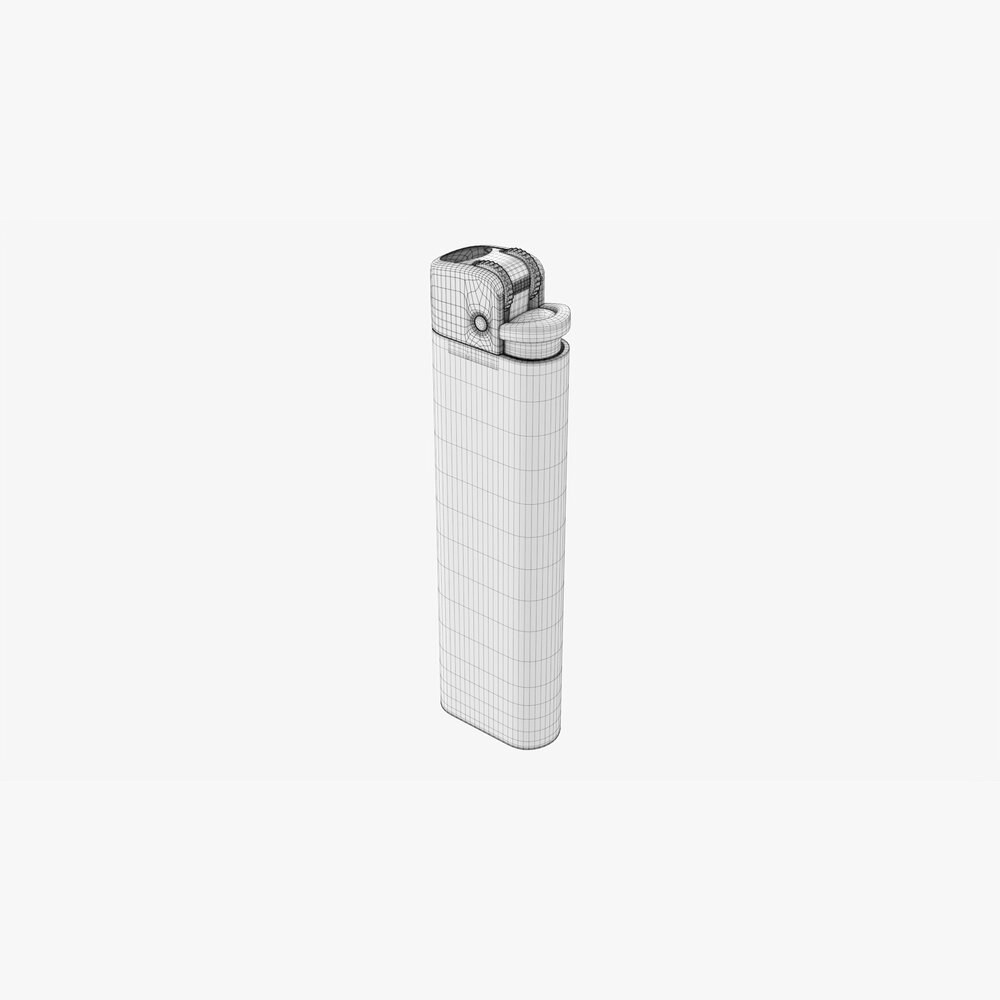 Cricket Flint Taskusytytin Valkoinen Mockup 3D-malli - Lataa ...