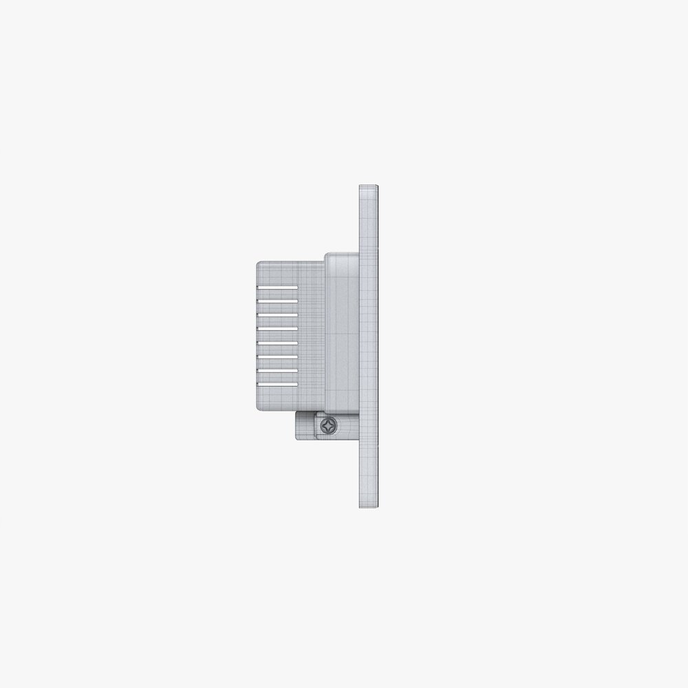 Double Outlet With Usb Ports Us 3D model - Download Building components ...