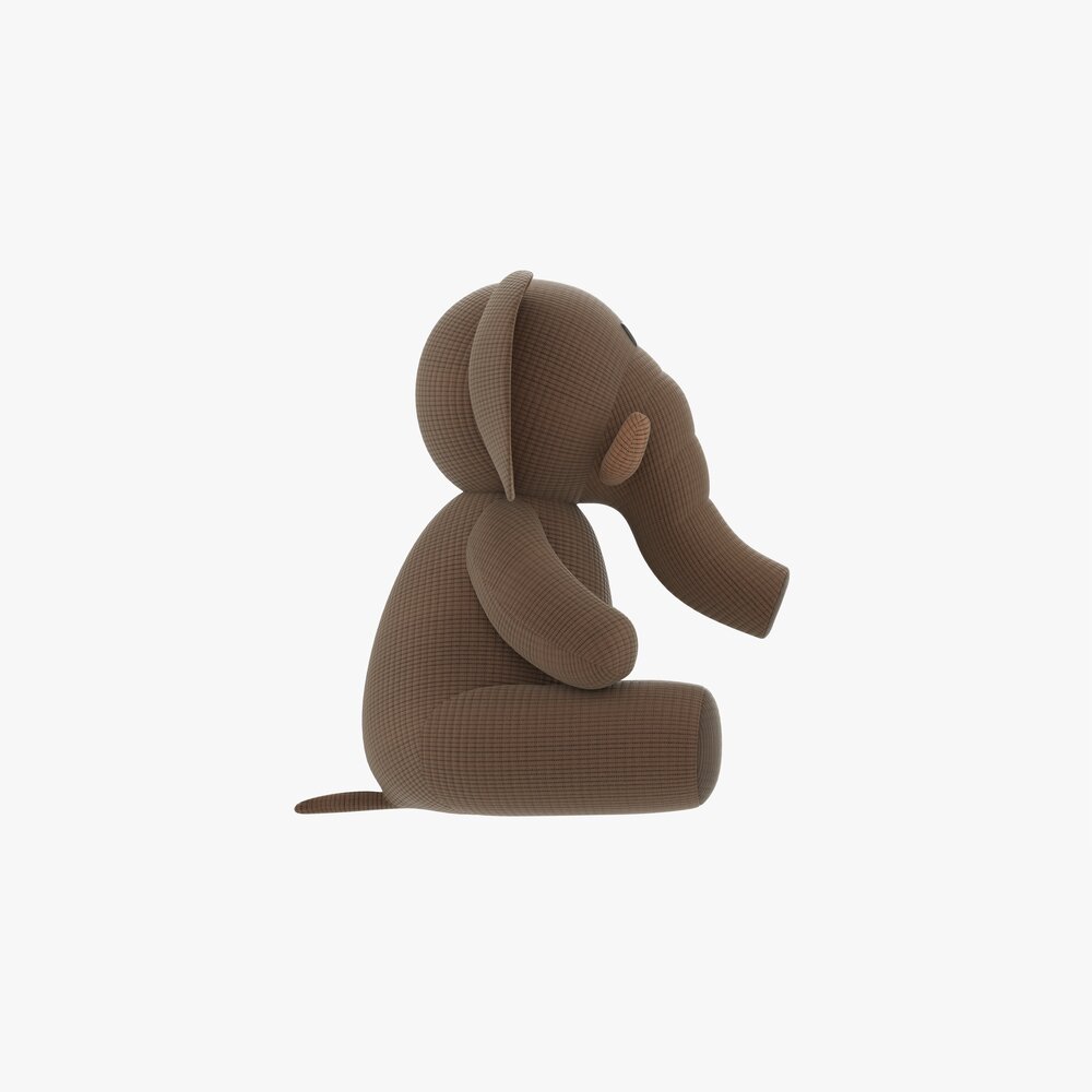 Elephant Soft Toy V1 3Dモデル - ダウンロード おもちゃ on 3DModels.org