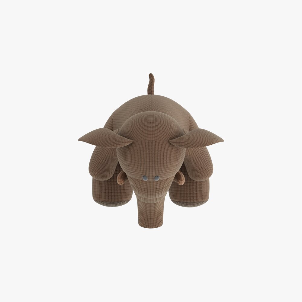 Elephant Soft Toy V1 3Dモデル - ダウンロード おもちゃ on 3DModels.org