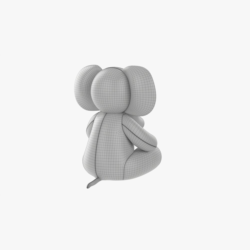 Elephant Soft Toy V1 3D model - Download Toys on 3DModels.org