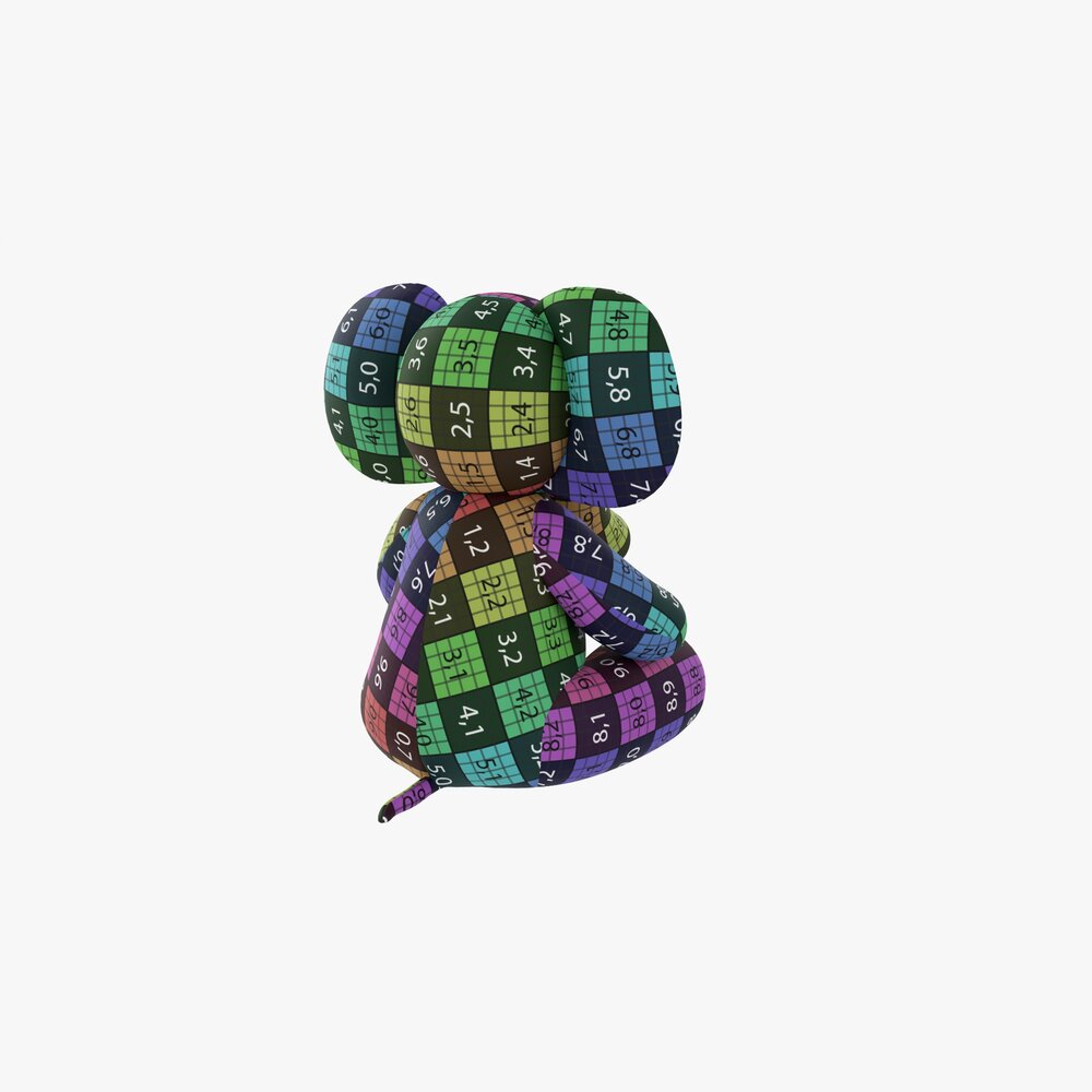 Elephant Soft Toy V1 3D model - Download Toys on 3DModels.org