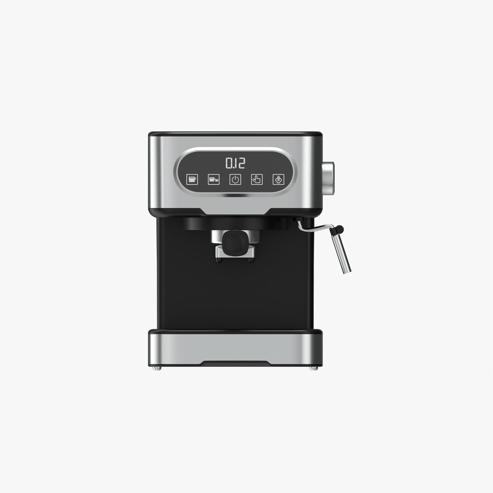 Espresso Coffee Machine 3D model - Download Home Appliances on 3DModels.org