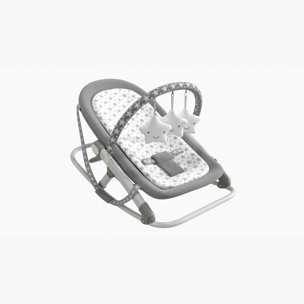 Fold Rocker With Toys 3D 모델 - 다운로드 장식 on 3DModels.org
