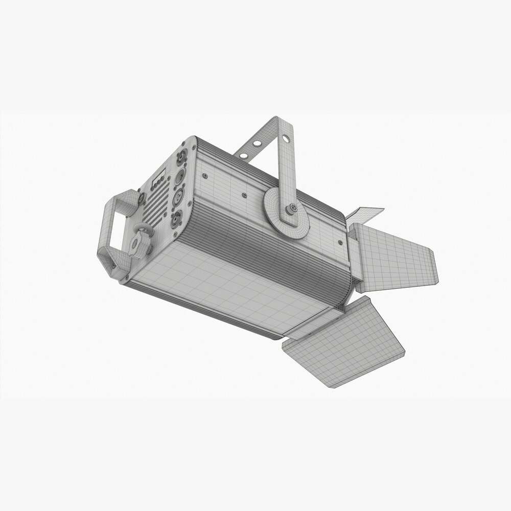 Led Theatre Spotlight 3D model - Download Lamp on 3DModels.org