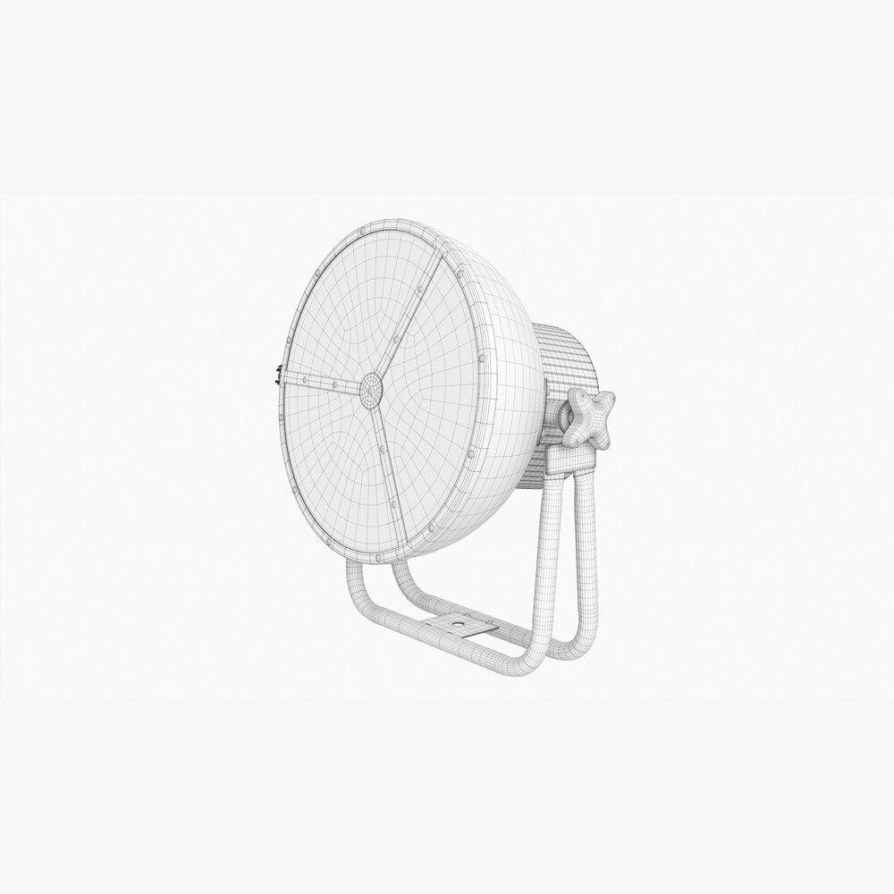 Led Vintage Spotlight 3D model - Download Lamp on 3DModels.org