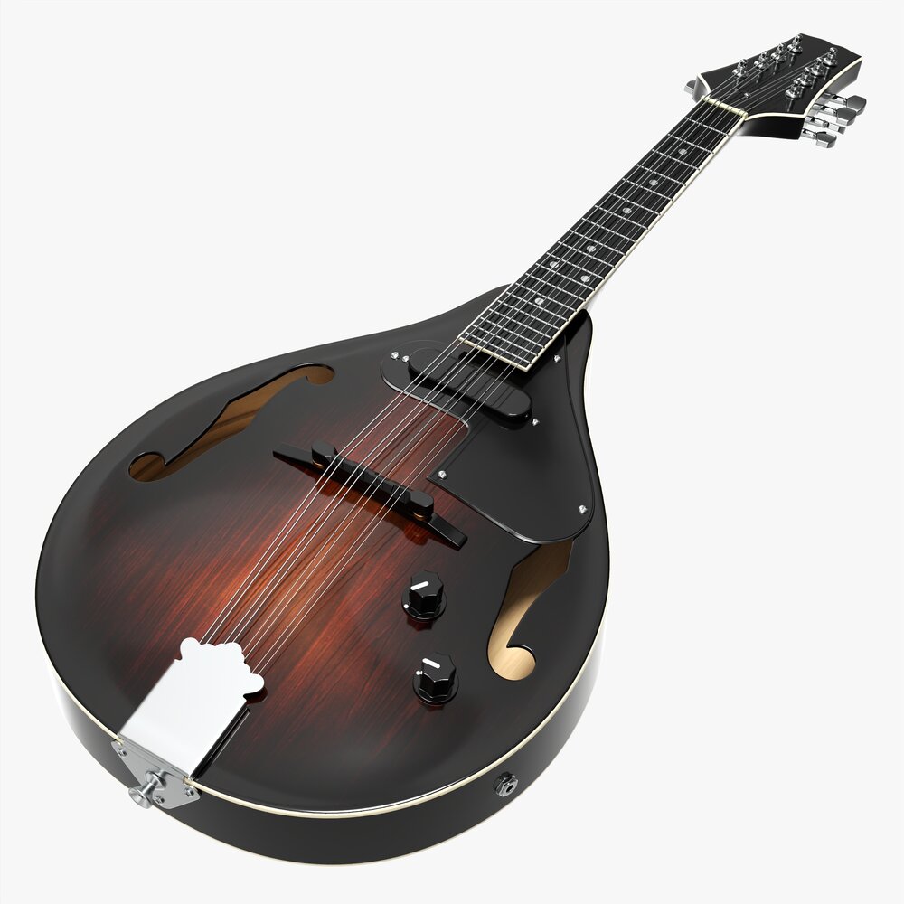 Mandolina Instrumento de Cuerdas Modelo 3D - Descargar Instrumentos ...