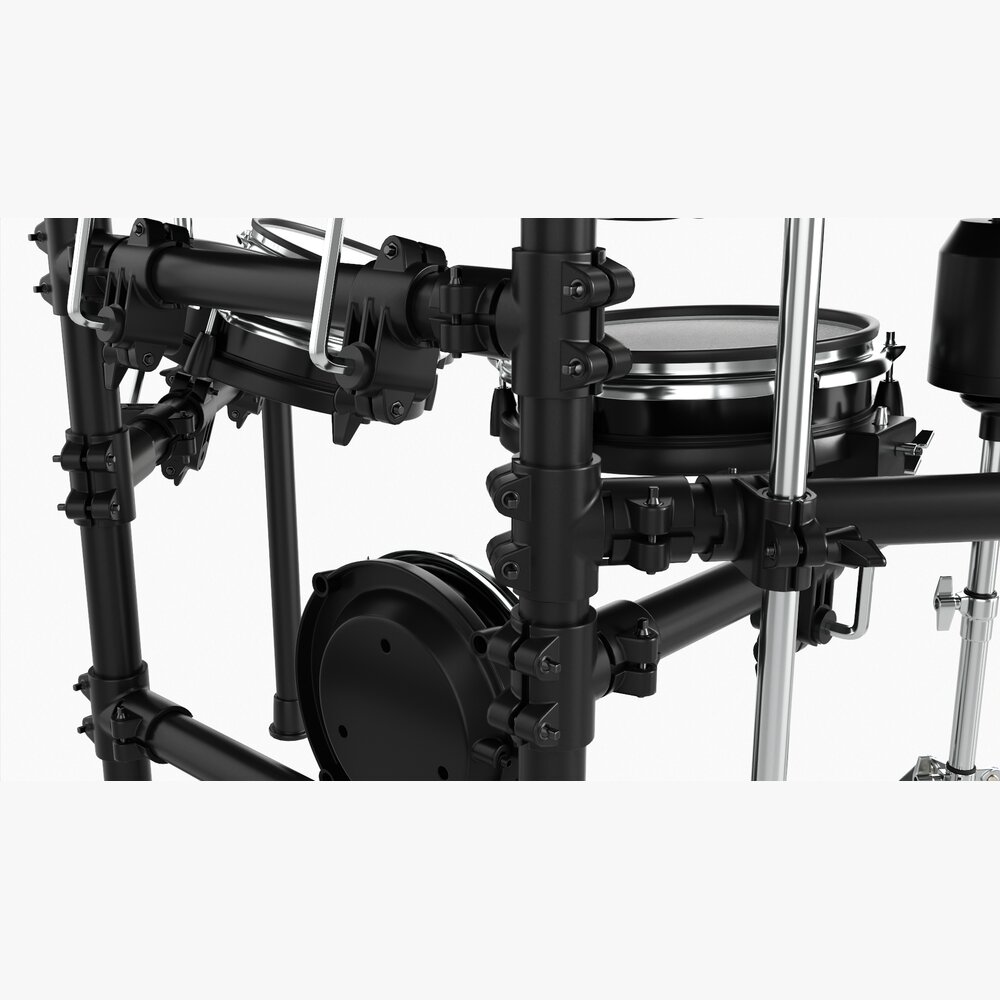 Millenium Mps-850 E-Drum Set 3D model - Download Musical Instruments on ...