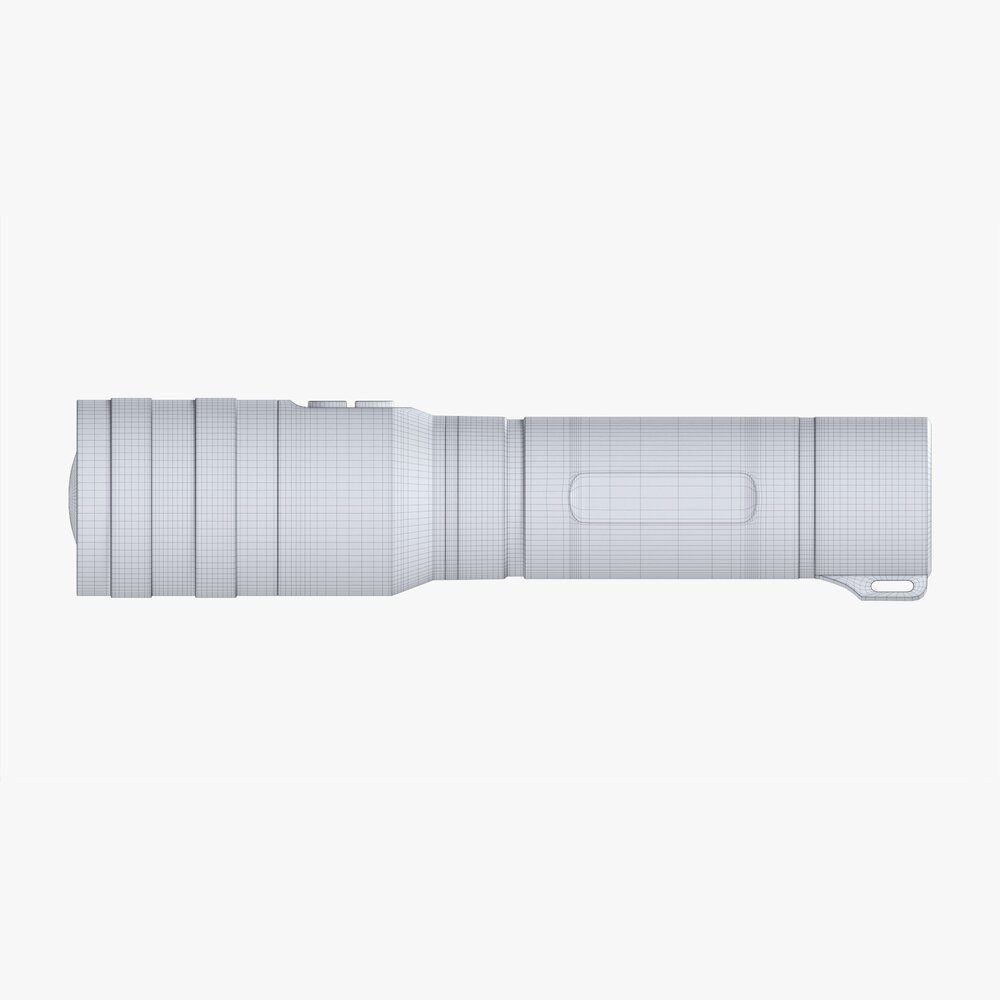 Rechargeable Led Flashlight 01 3D model - Download Tools on 3DModels.org