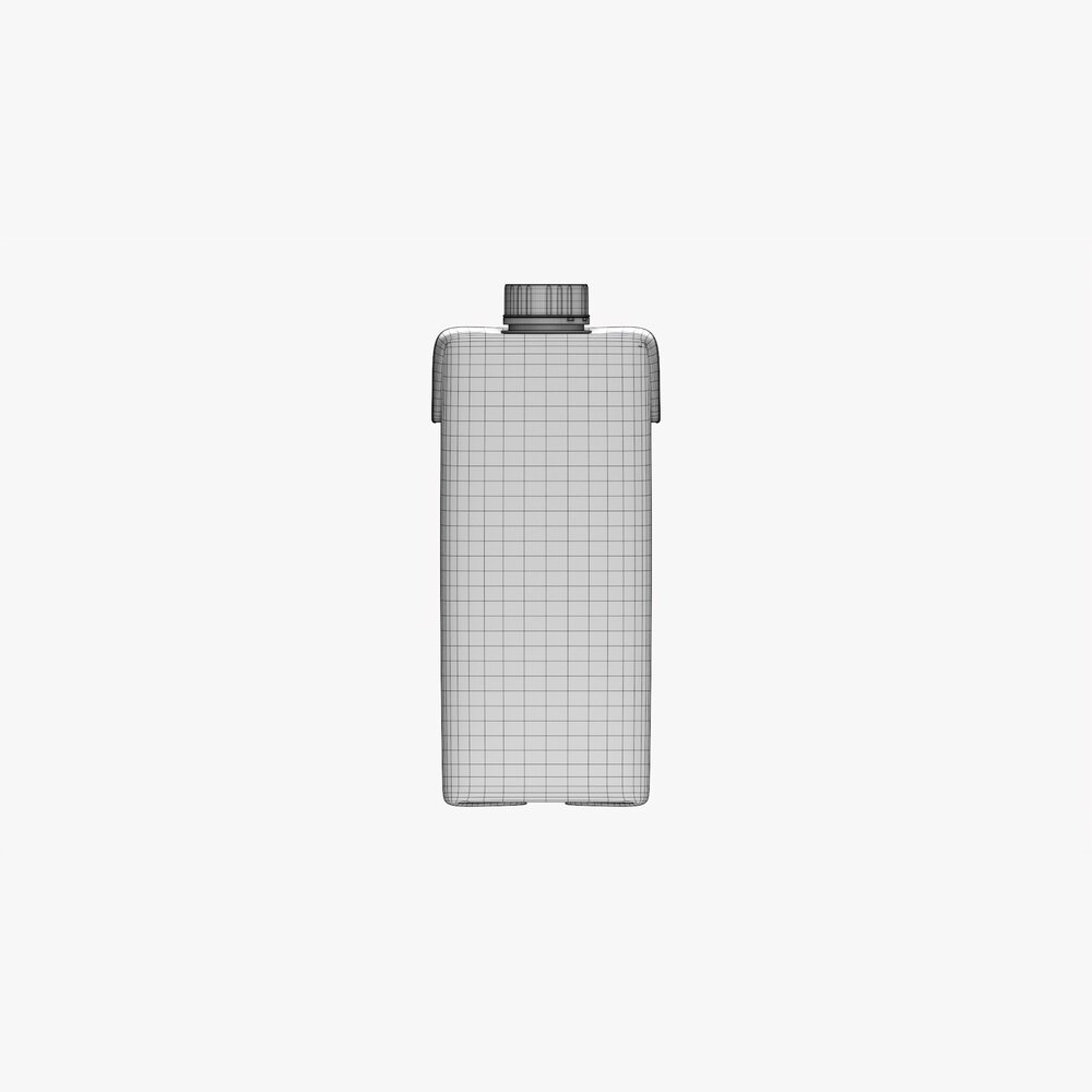 Tetra Pak Cardboard Box Packaging With Cap 470ml 3D model - Download ...
