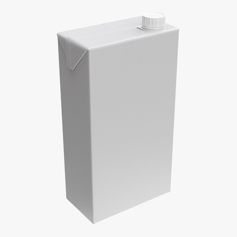 Cartón de Jugo Tetra Pak Con Tapón 2000ml Modelo 3D - Descargar Maqueta ...