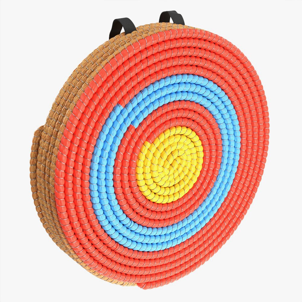 Archery Target 3D model - Download Sports Equipment on 3DModels.org