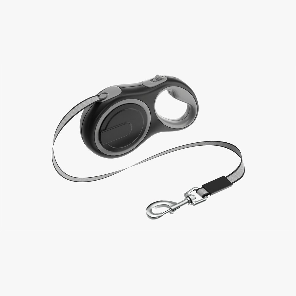 Automatic Extending Dog Leash Rope 3D model - Download Hobbies on ...