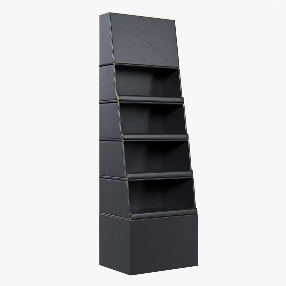 Cardboard Display Stand 3D model - Download Shelving on 3DModels.org