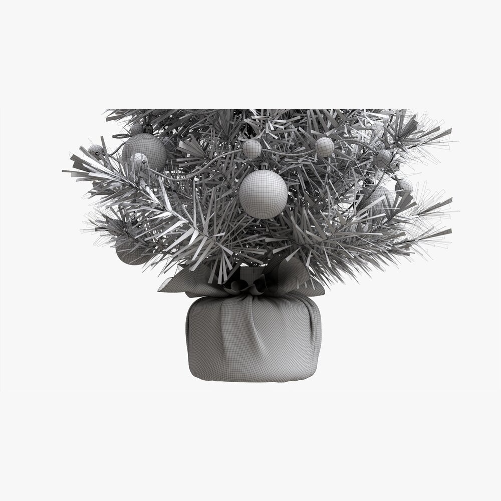 Christmas Tree Small Decorated 3D model - Download Decoration on ...