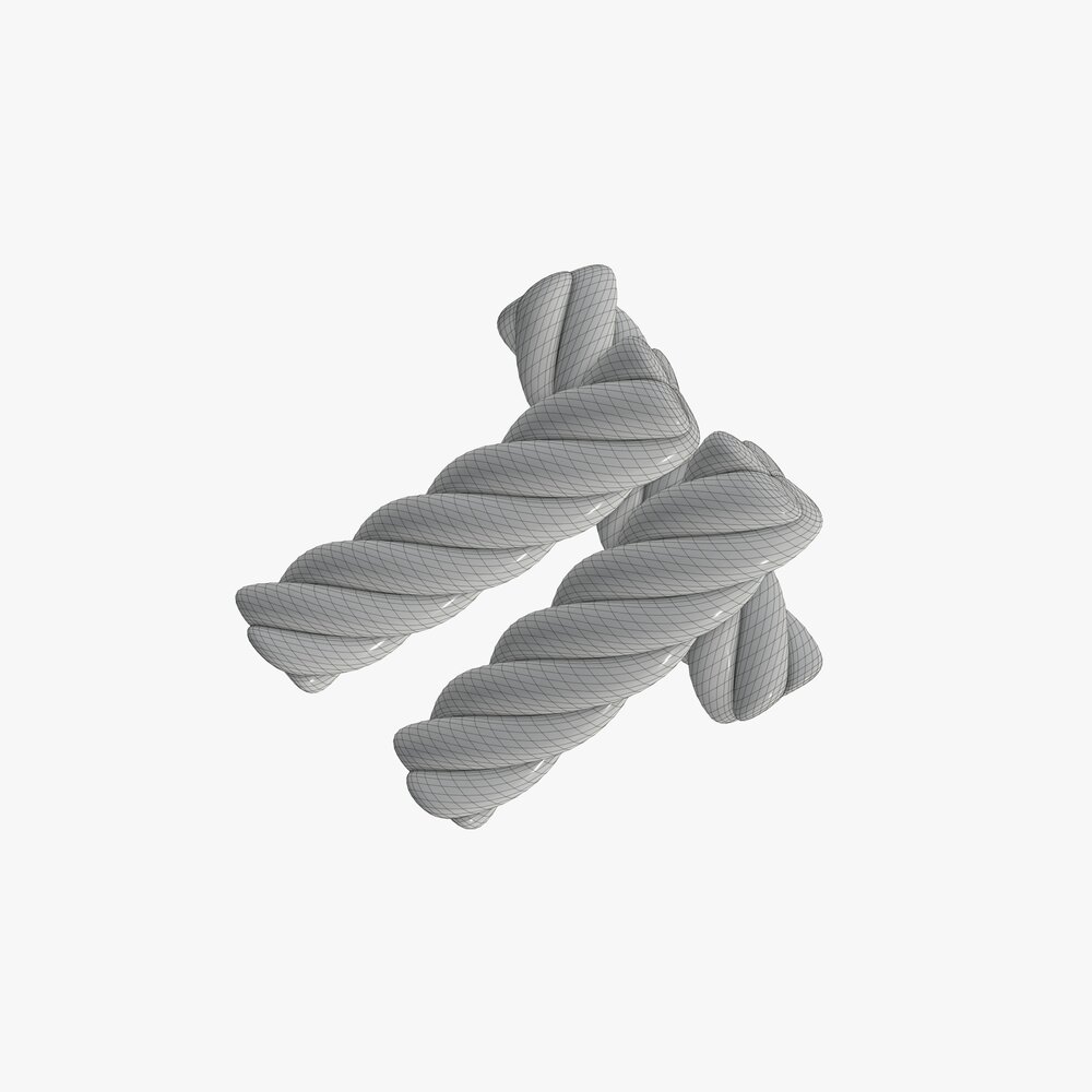 Marshmallows Colorful Candy Spiral Shape 3D model - Download Dessert on ...