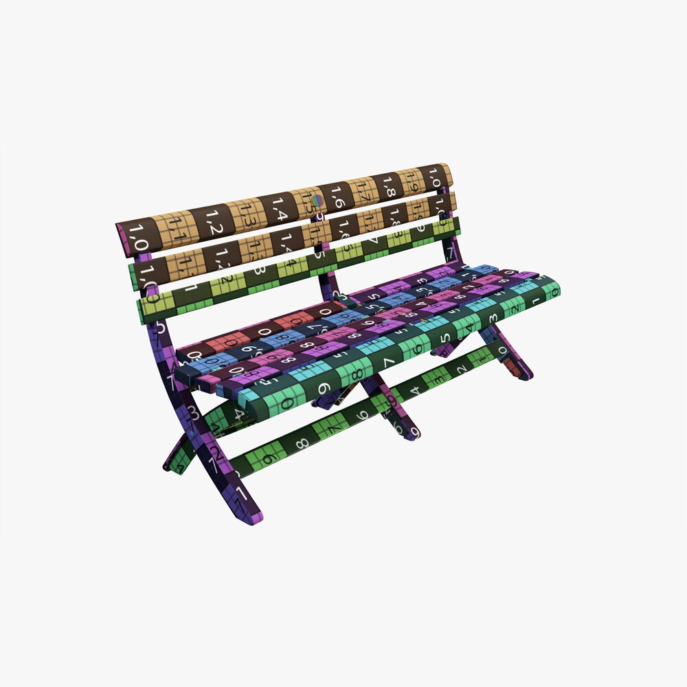Faux Wood Bench 3D model - Download Bench on 3DModels.org