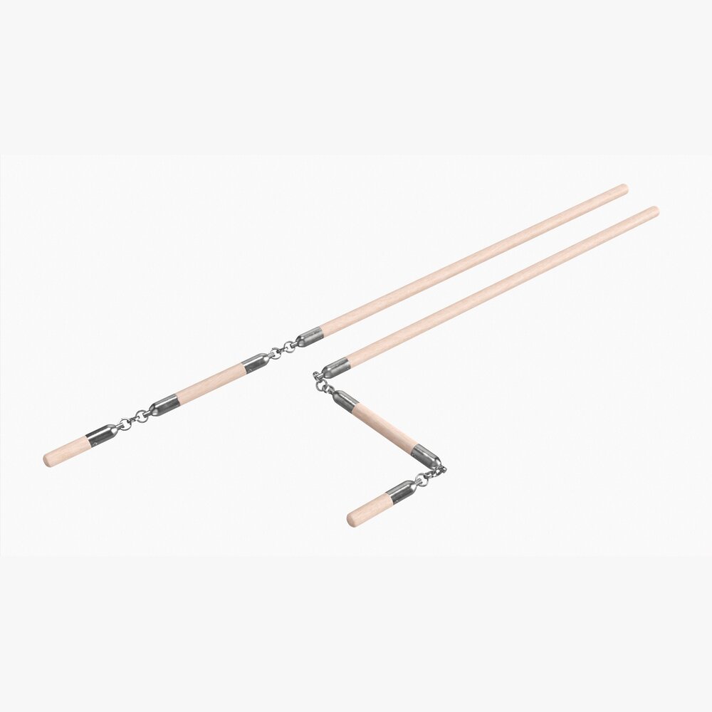 Flail Three Sectional Short 3D model - Download Bladed Weapon on ...