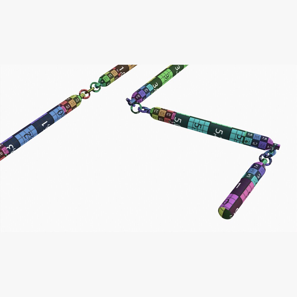 Flail Three Sectional Short 3D model - Download Bladed Weapon on ...