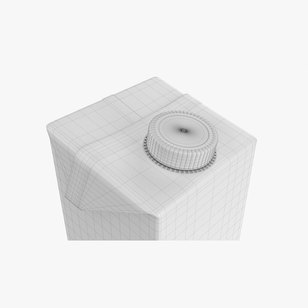 Juice Cardboard 1000 Ml Packaging Mockup 3D model - Download Mockup on ...