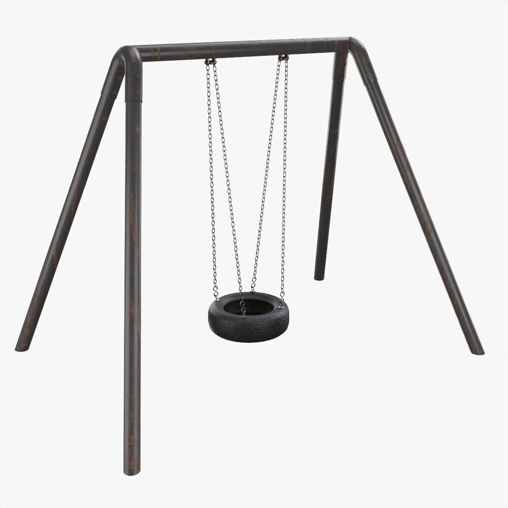 Outdoor Tire Swing 01 3D model - Download Street elements on 3DModels.org